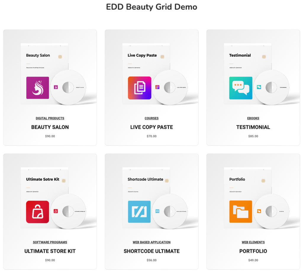 EDD Beauty Grid - Ultimate Store Kit
